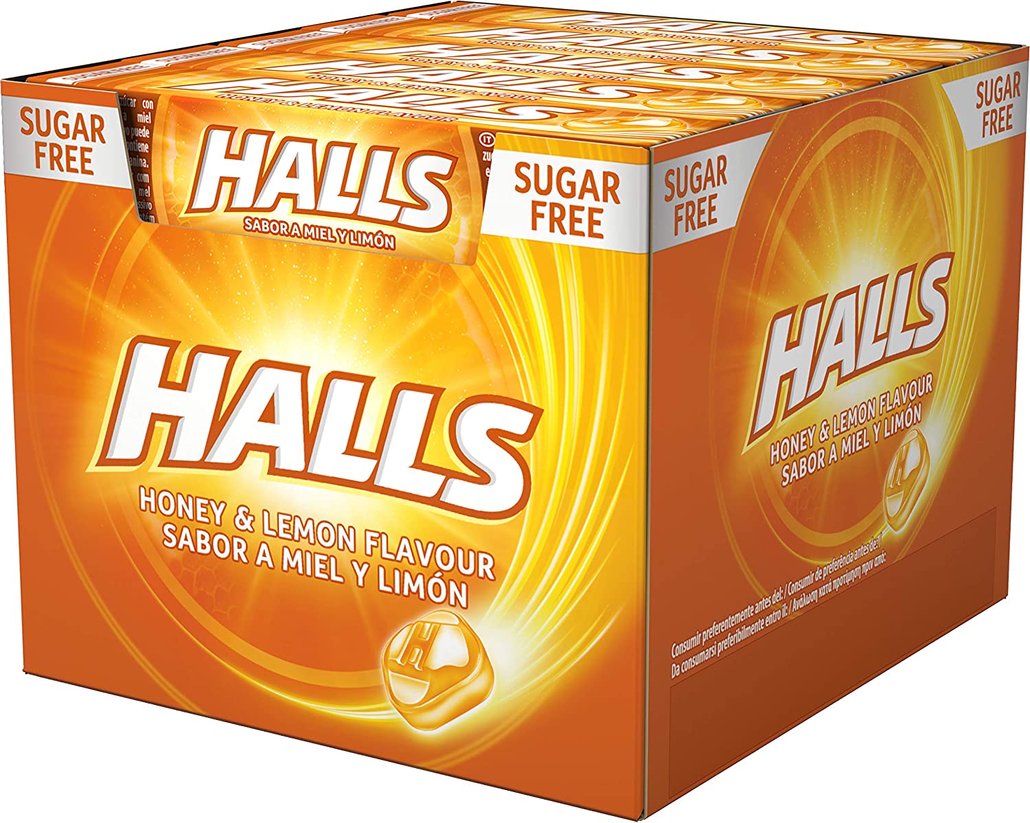 Caja con 20 paquetes Halls » Michollo.com