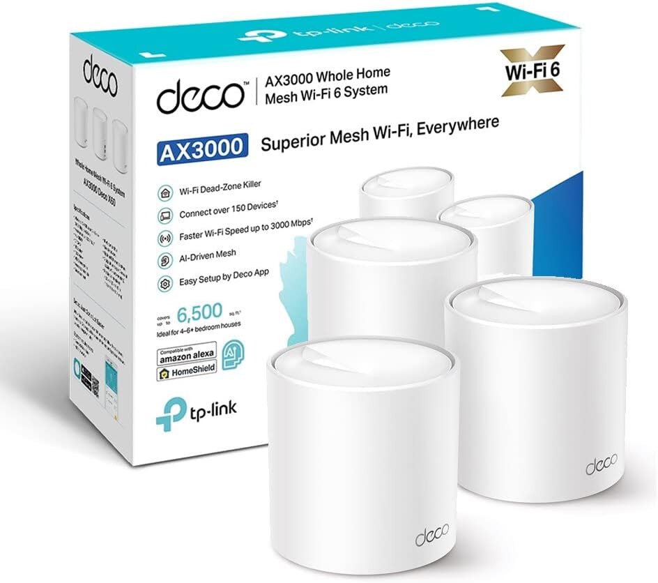 Sistema WiFi 6 AI Mesh, AX3000 TP-Link Deco X50 (3-Pack) » Michollo.com