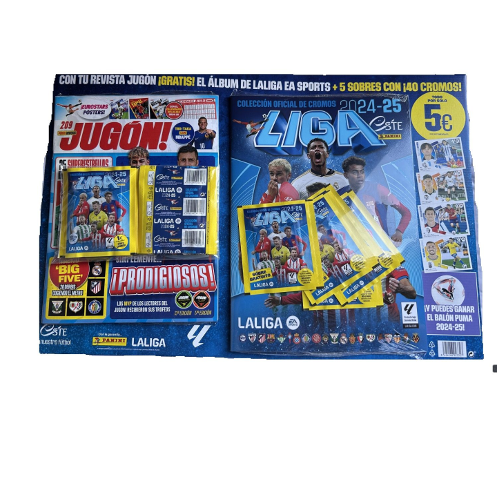 Pack Album y 25 Sobres de La Liga 2024-25 » Michollo.com