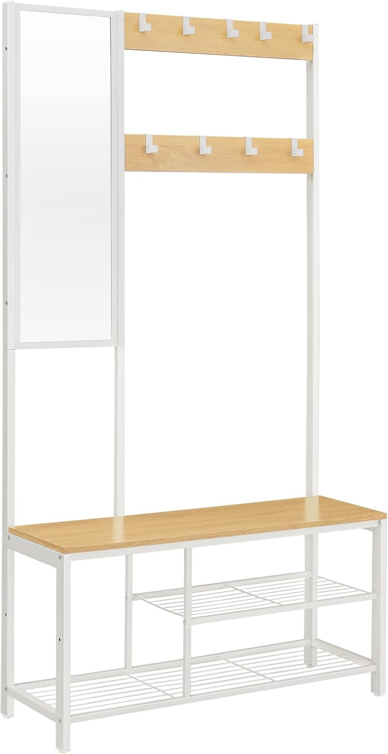 Mueble perchero con espejo Vasagle » Michollo.com