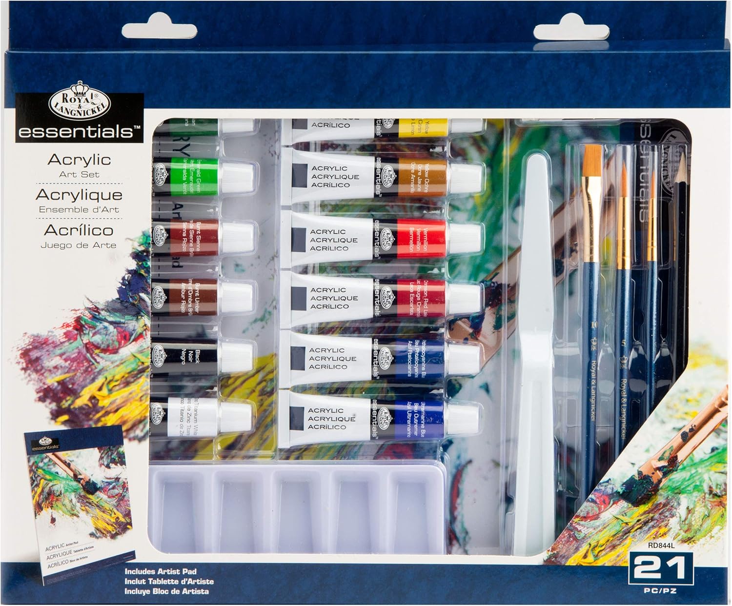 Pack de 21 pinturas acrilicas » Michollo.com