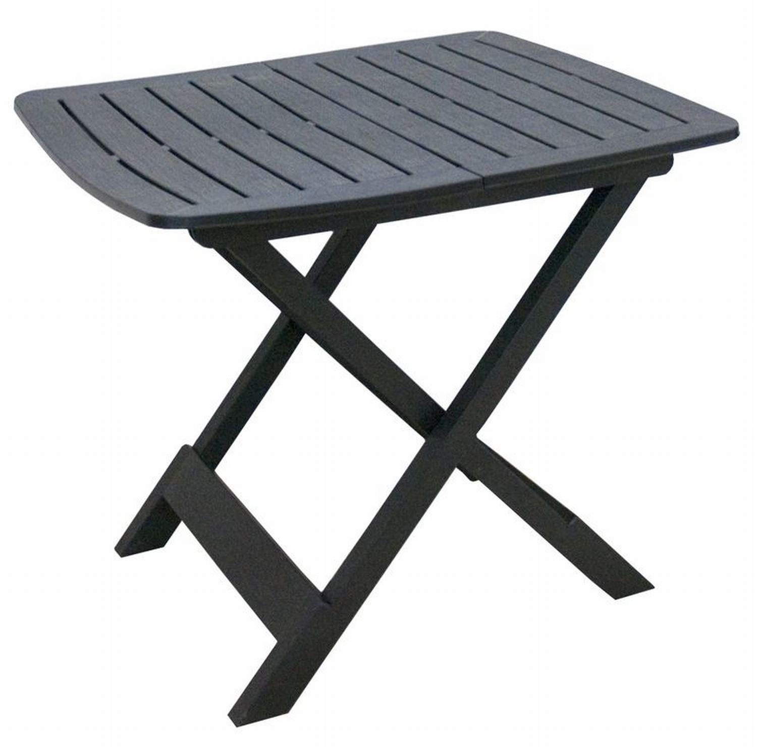 Mesa plegable Tevere antracita » Michollo.com