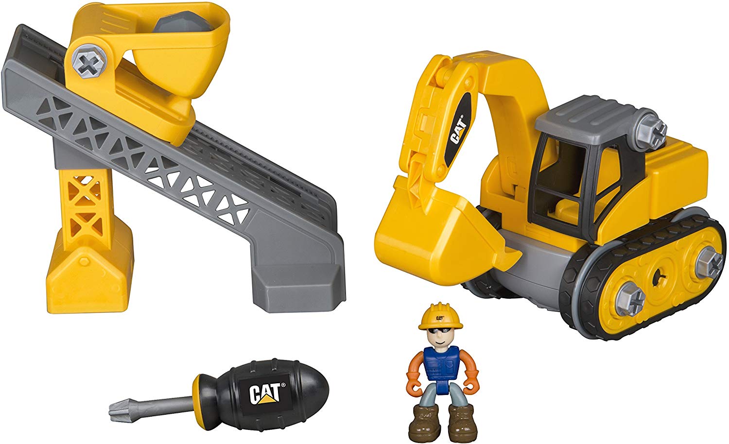 Set de excavadora radiocontrol de Toy State Cat » Michollo.com