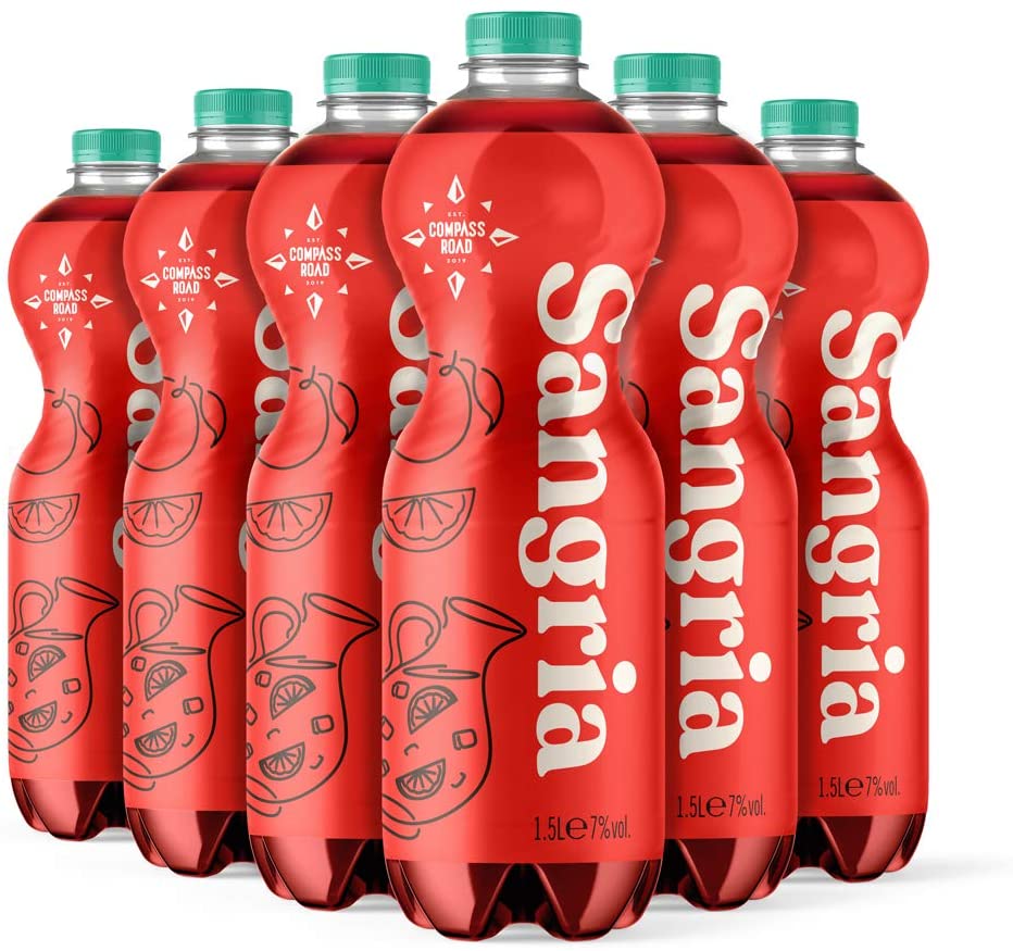6 botellas de Sangría