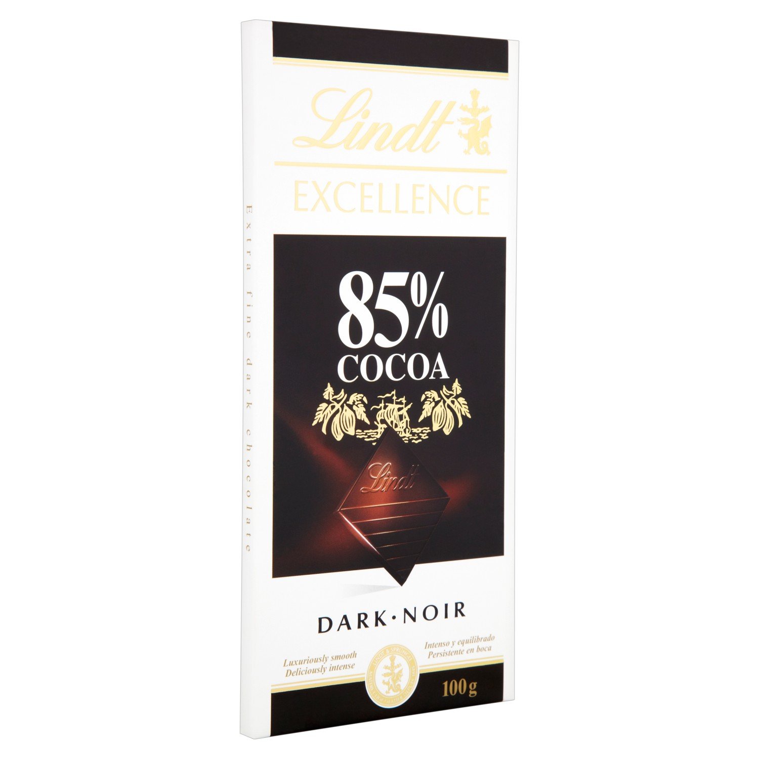 4 Tabletas de Chocolate Lindt 85% Cacao