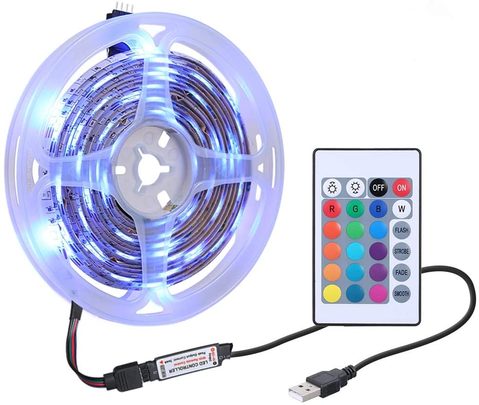 Tira de LED 1M RGB USB con mando » Michollo.com Tira de LED 1M RGB USB con mando » Michollo.com