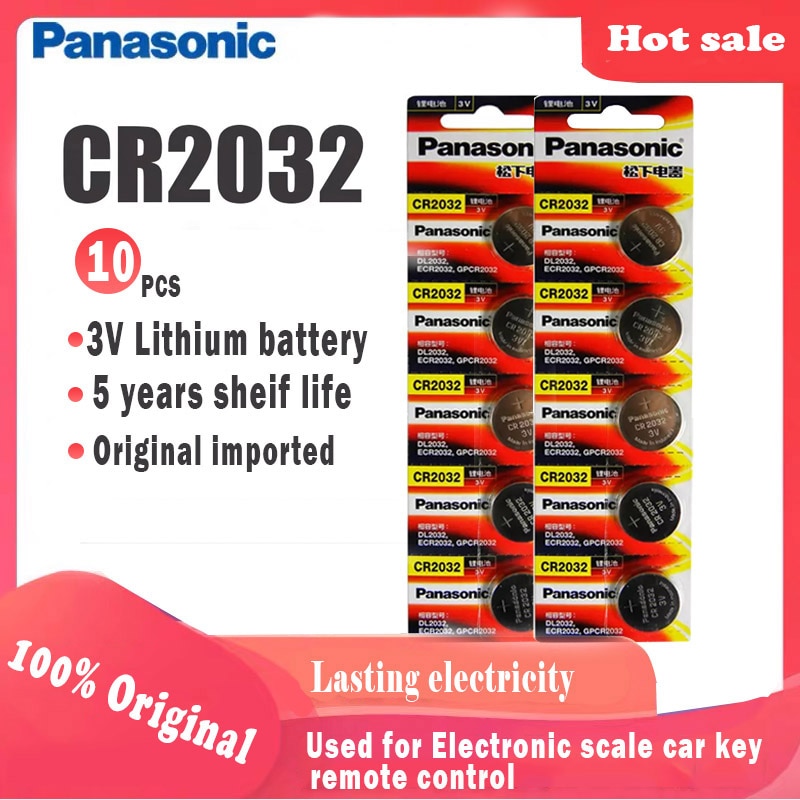 10x Pilas CR2030 Panasonic » Michollo.com