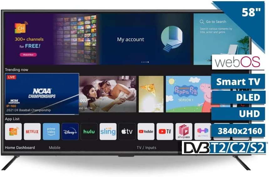 SmartTV BLS 58" UHD 4K webOS » Michollo.com