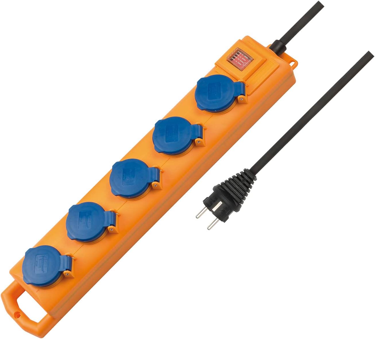 Regleta 5 enchufes exterior Brennenstuhl Super-Solid IP54 » Michollo.com