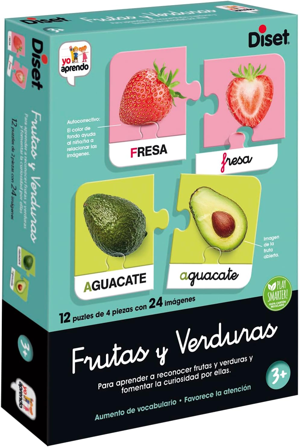 Juego educativo para niños Yo Aprendo Frutas y verduras » Michollo.com