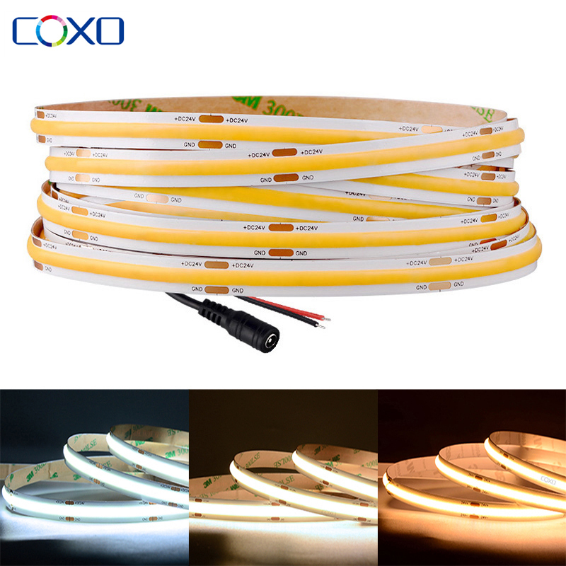 Tira de LED COB 12V-24V 4000K 5 Metros » Michollo.com