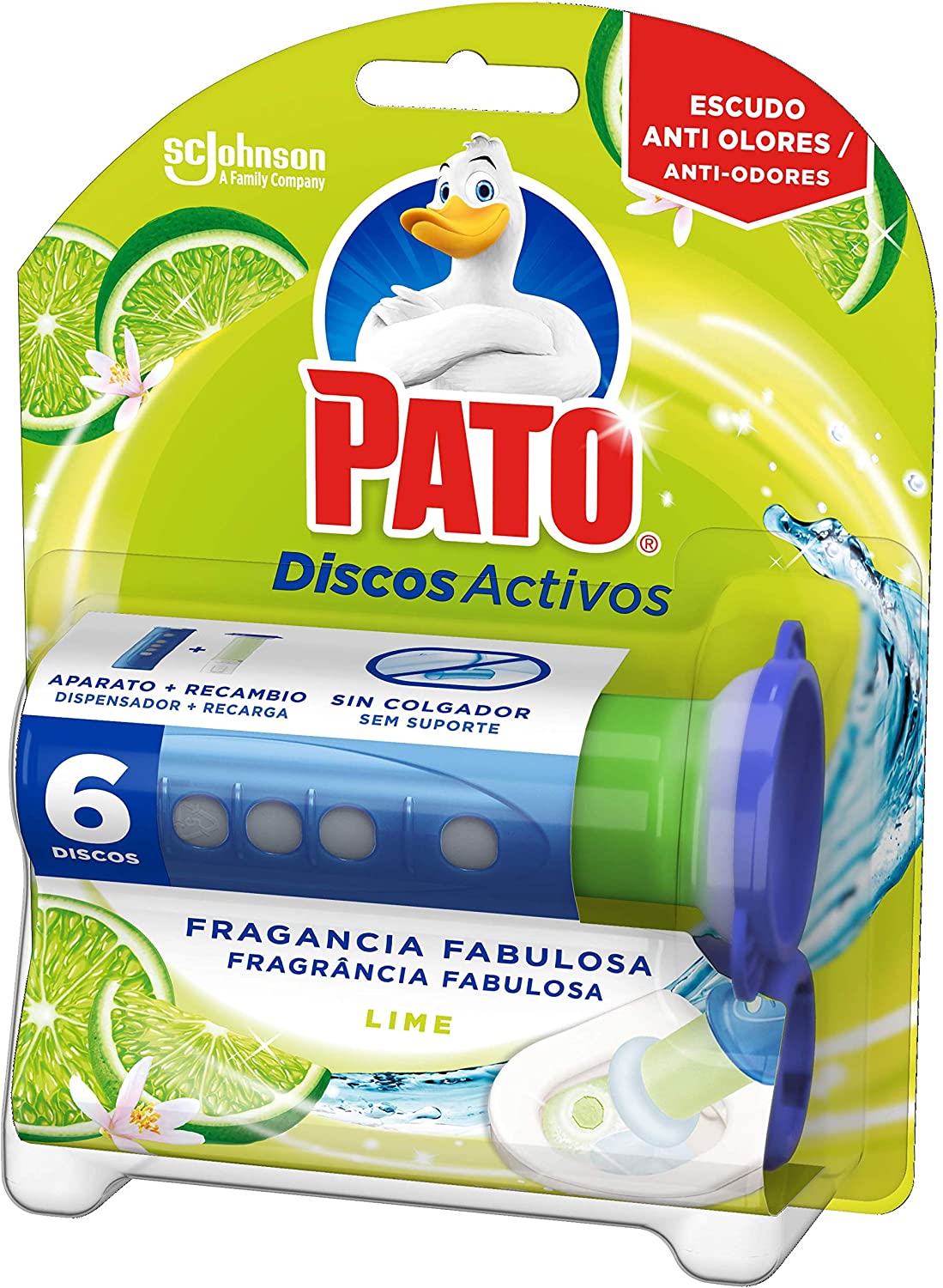 Pato Discos Activos WC Lima + 6 Discos de Recambio » Michollo.com