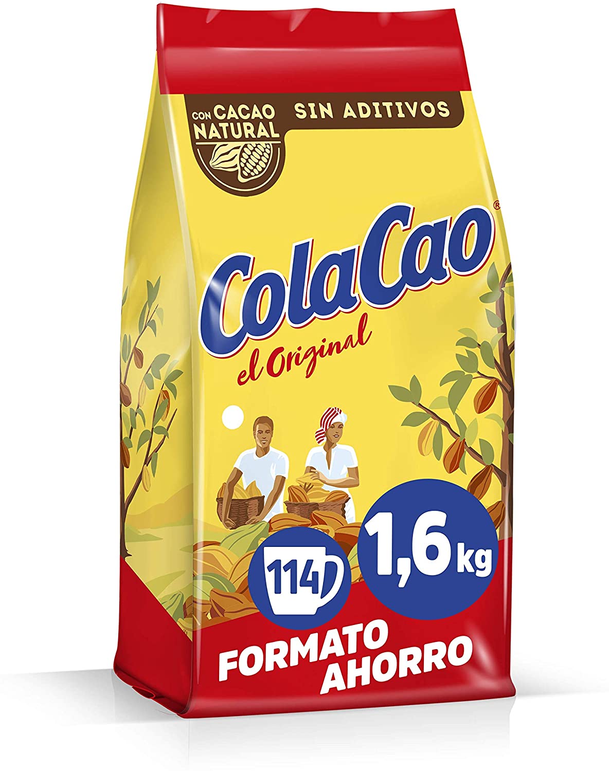 1,6kg ColaCao Original: con Cacao Natural