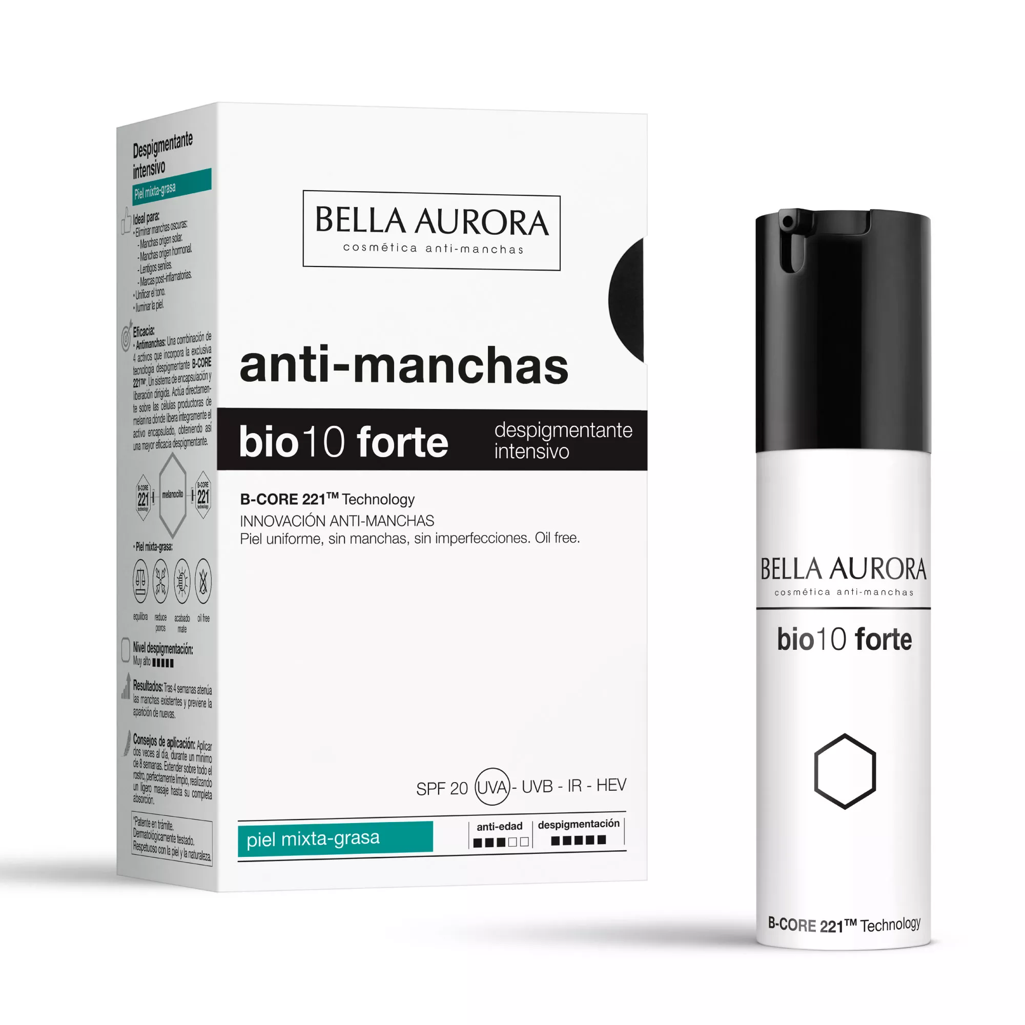 Crema Bella Aurora Anti-Manchas Intensivo SPF 20 » Michollo.com