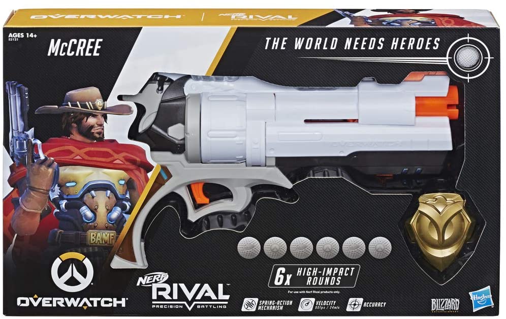 Nerf Rival Revolver de McCree (Overwatch) » Michollo.com