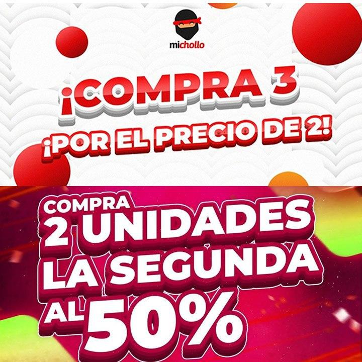 Nuevas promociones 50% en segunda unidad y 3x2 en Amazon