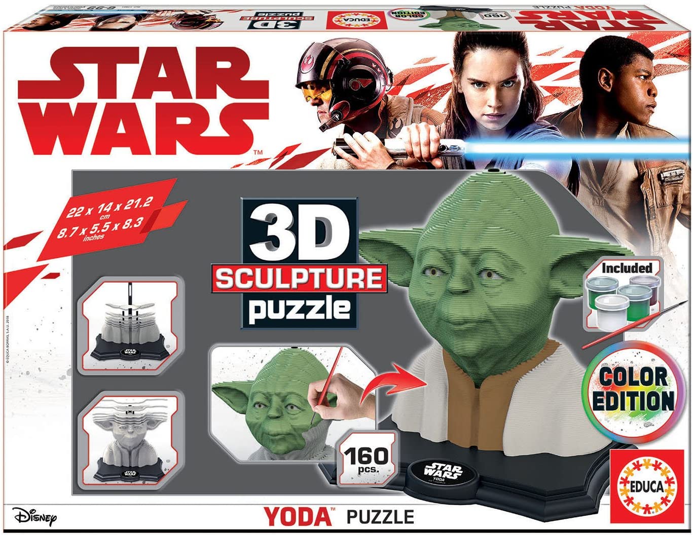 Puzzle 3D Star Wars Yoda » Michollo.com