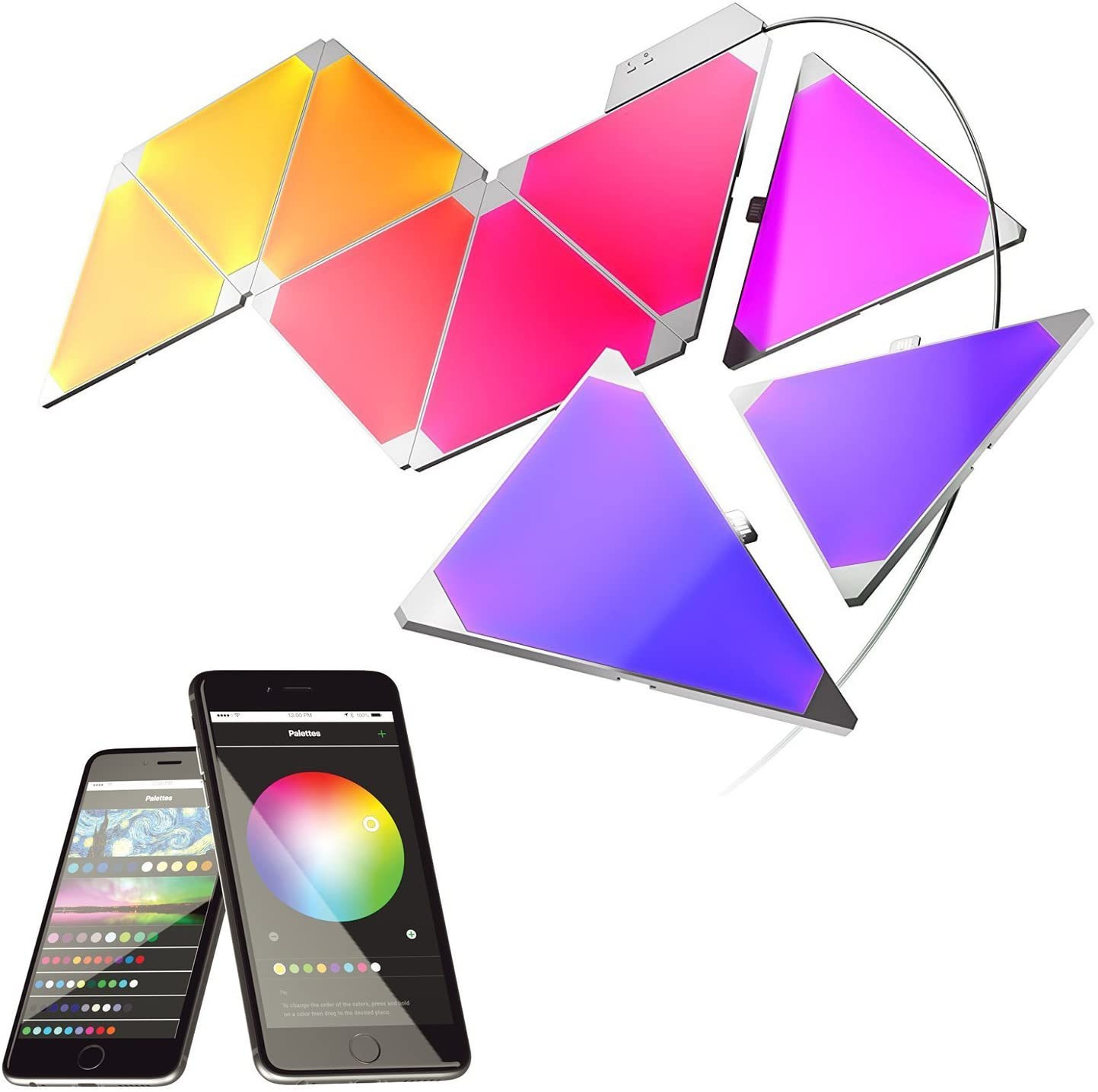 Kit de paneles luminosos Rhythm Nanoleaf » Michollo.com