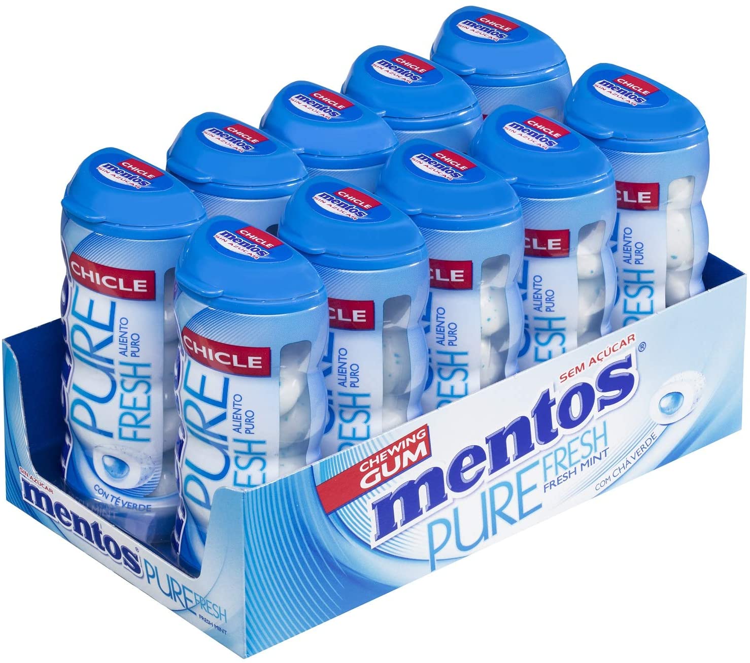 10 Botes de Chicles Mentos Sin Azúcar » Michollo.com
