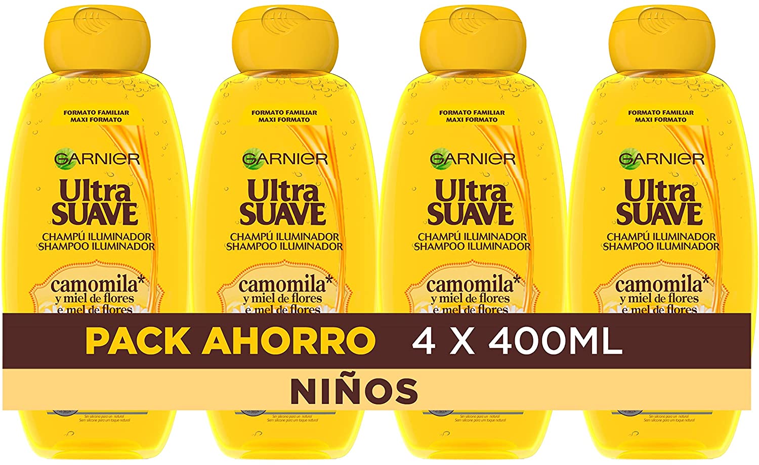 4x400ML Champú Garnier Original Remedies Camomila y Miel de Flores ...