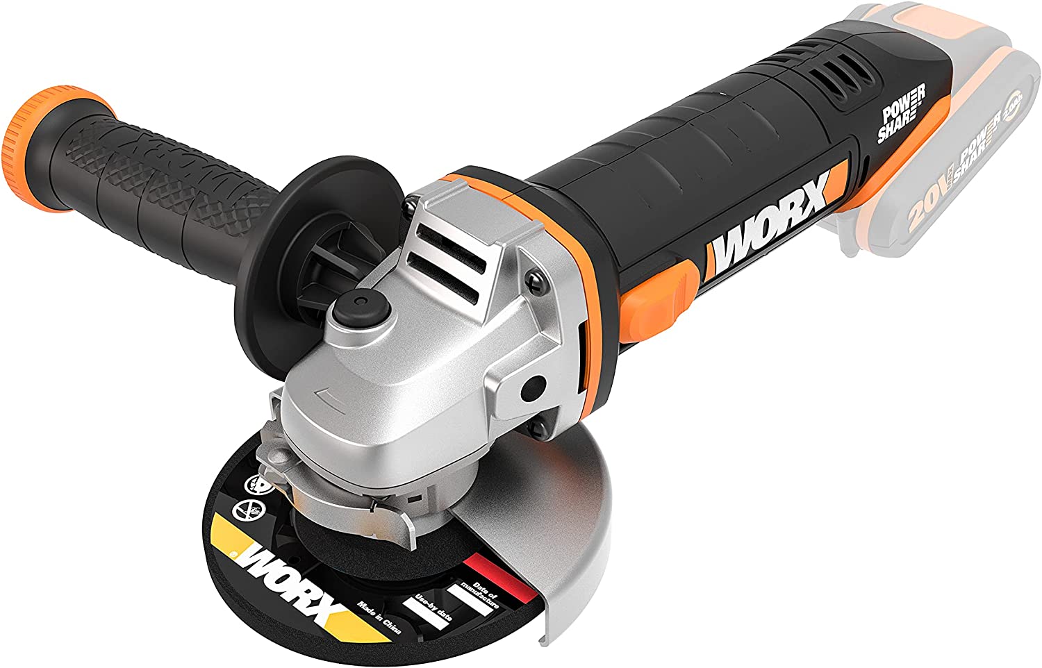 Amoladora Angular A Bater a 115mm 20V Worx Michollo amoladora-angular-a-bater-a-115mm-20v-worx-michollo