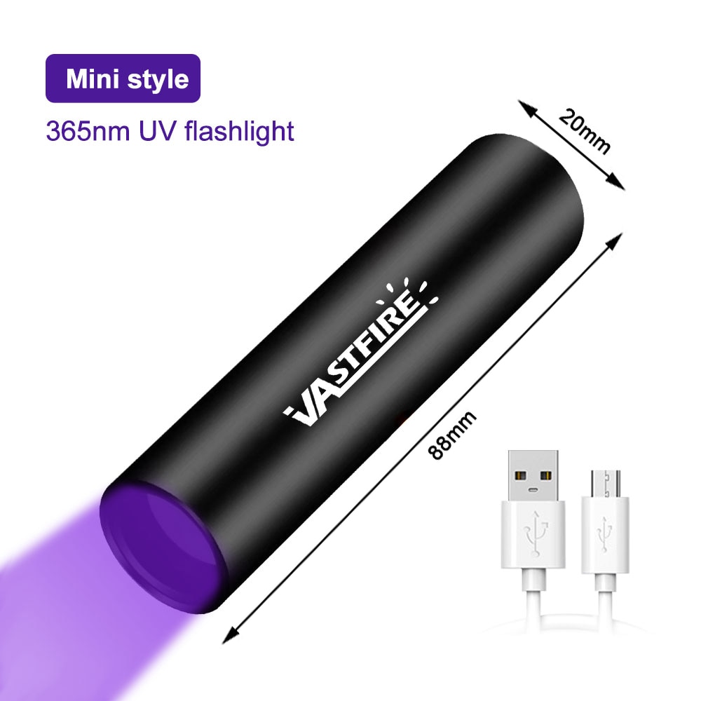 Mini linterna UV de 3W USB » Michollo.com