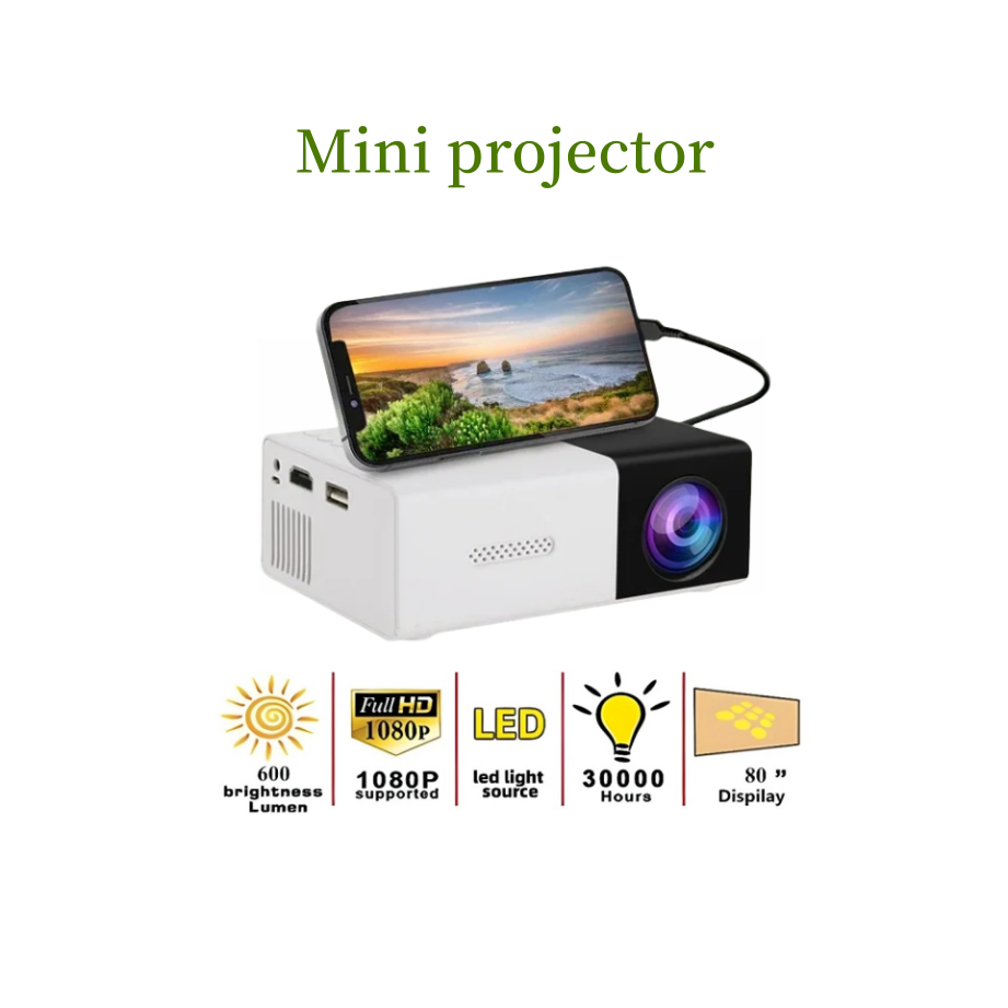 Mini proyector LED portátil YG300 » Michollo.com