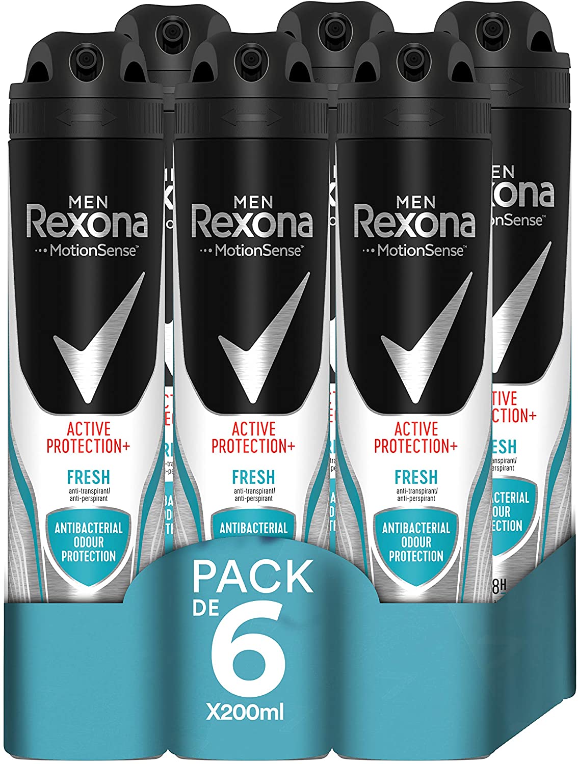 Rexona Active Pro+ Desodorante Pack de 6 x 200 ml » Michollo.com