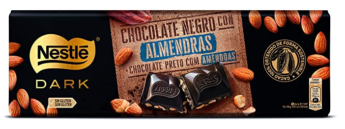 Nestlé Dark Tableta Almendras 270g Pack de 15 » Michollo.com