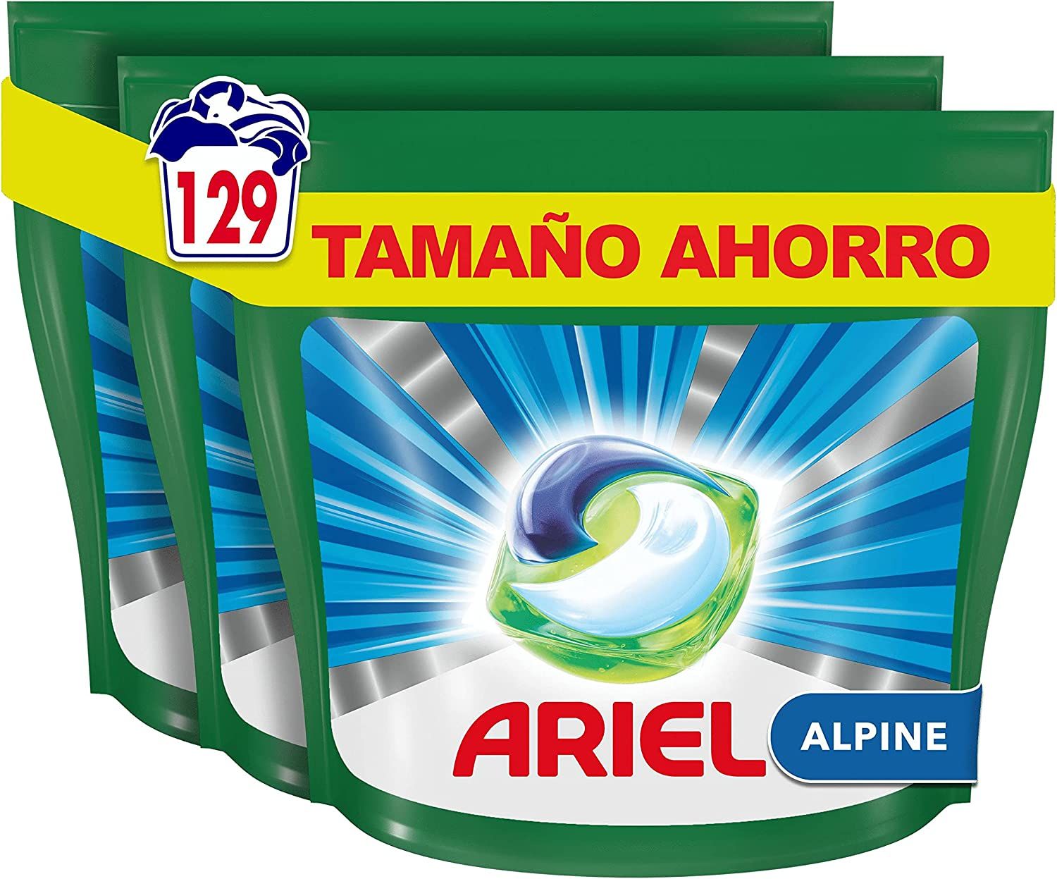 Pack de 3 detergentes Ariel All-in-1 Frescor los Alpes » Michollo.com