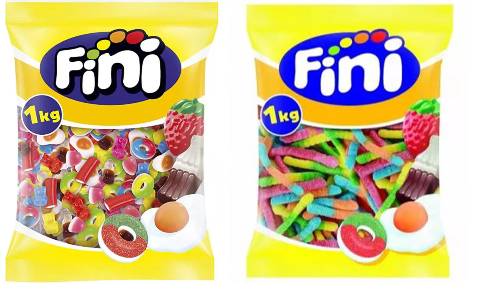 2 bolsas de 1KG de chuches Fini (varios sabores a elegir) » Michollo.com