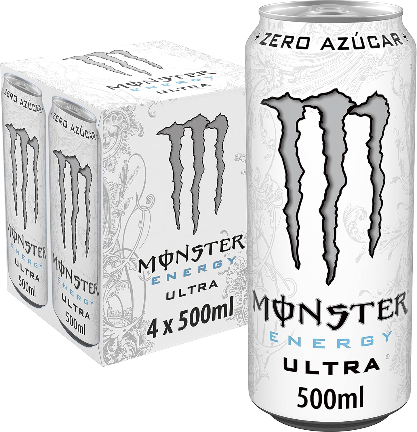4x500ml Monster Energy Ultra White » Michollo.com