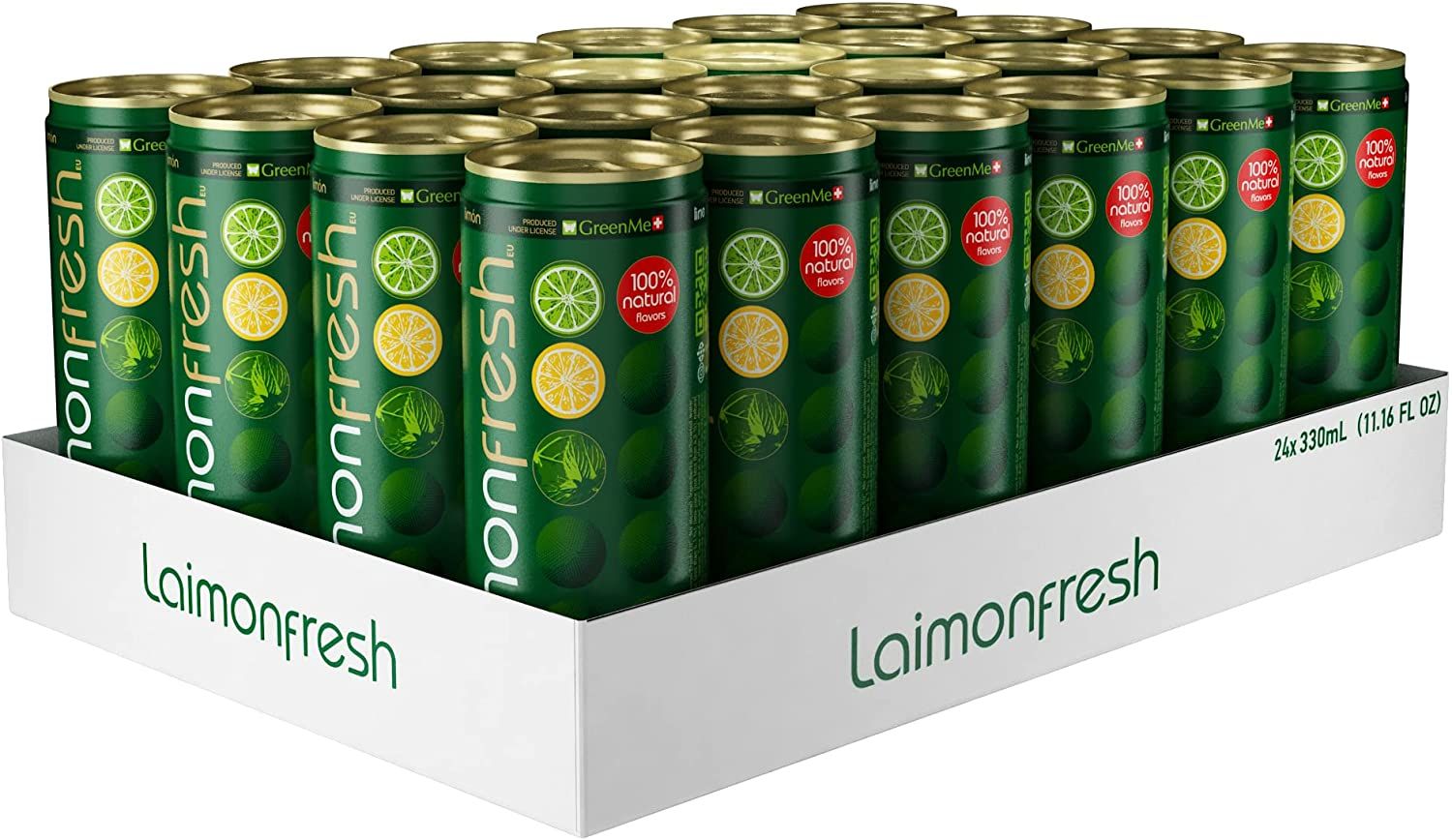 Pack 24x Lata Laimon Fresh Limón, Lima y Menta 330ml » Michollo.com