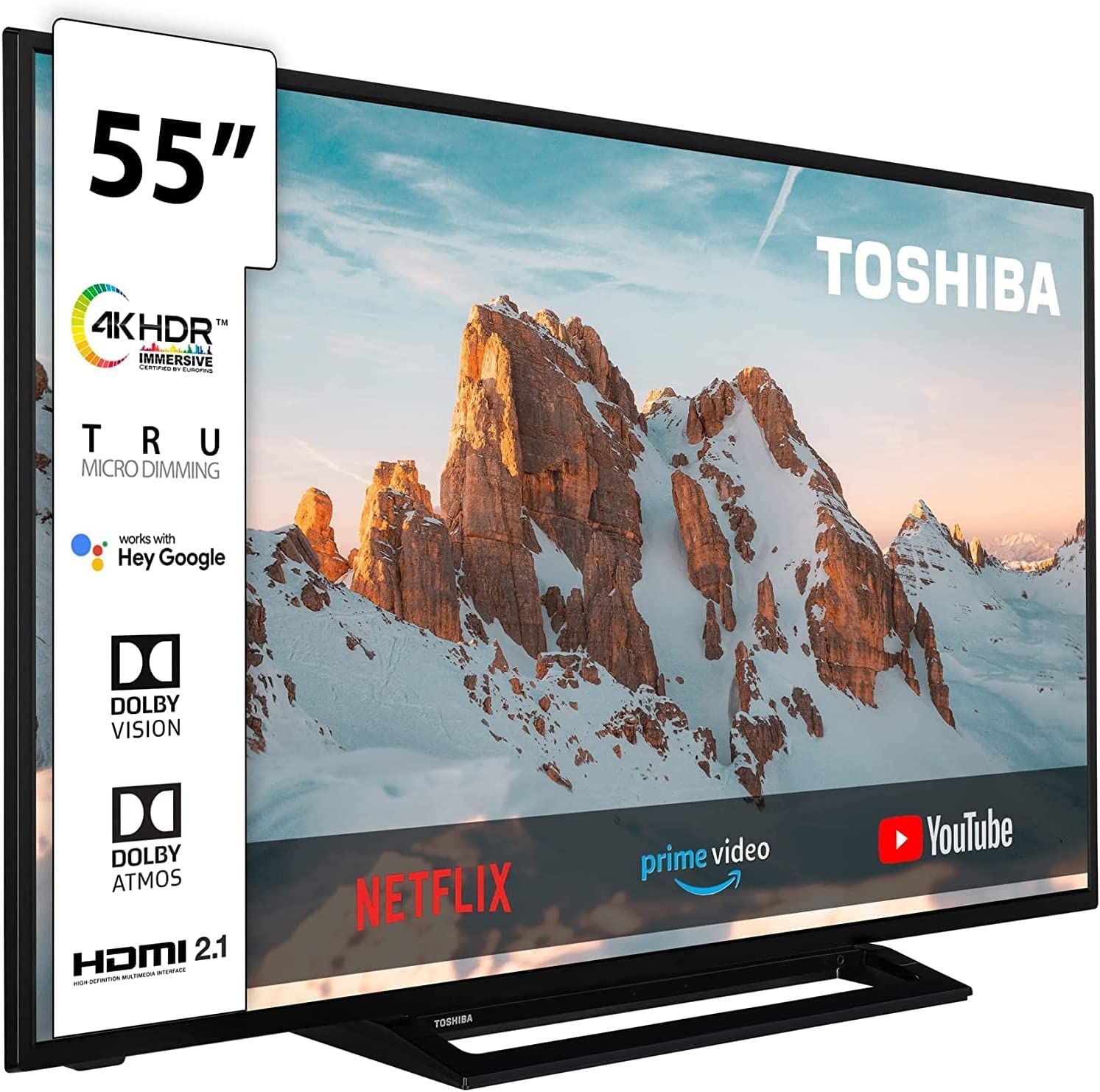 Smart TV 55" Toshiba TV 4K HDR10 Dolby Atmos » Michollo.com