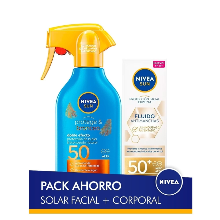 NIVEA SUN Pack protector solar + crema solar corporal » Michollo.com