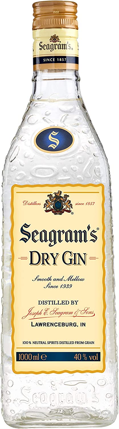 Ginebra Premium Seagram's Dry - 1L » Michollo.com
