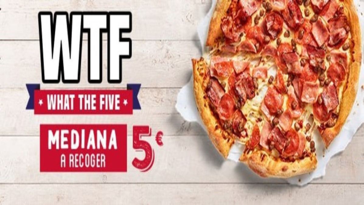 WTF en Pizza Hut pizza mediana » Michollo.com