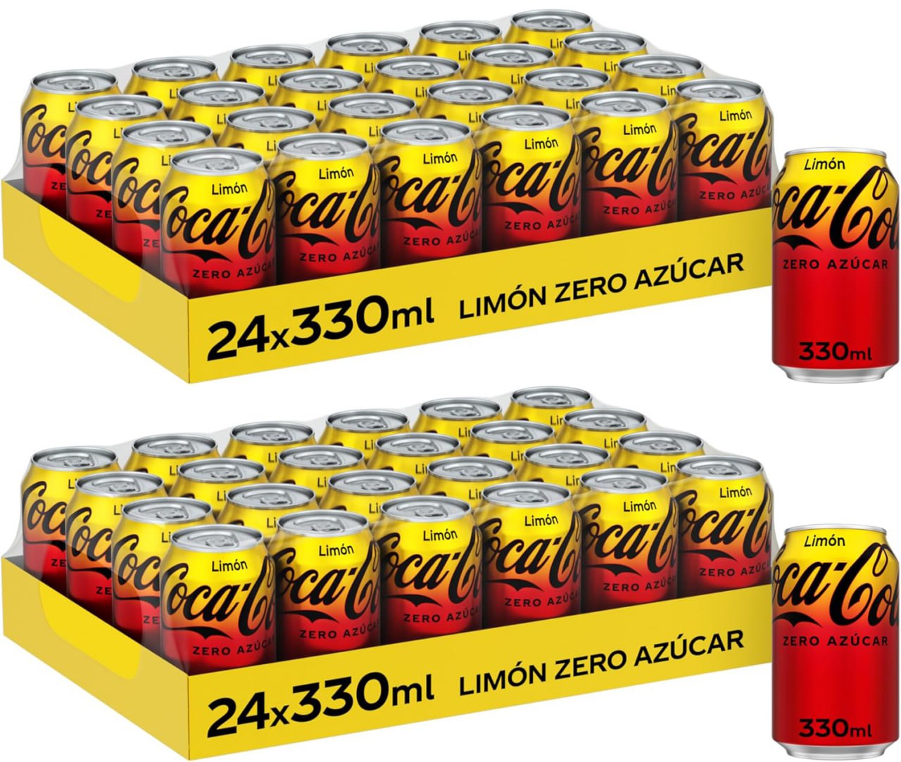 48 Latas Coca-Cola Zero sabor Limón » Michollo.com