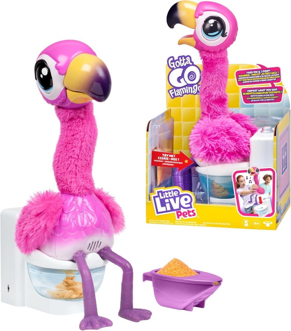 Little Live Pets Flamingo The Poop Interactivo » Michollo.com