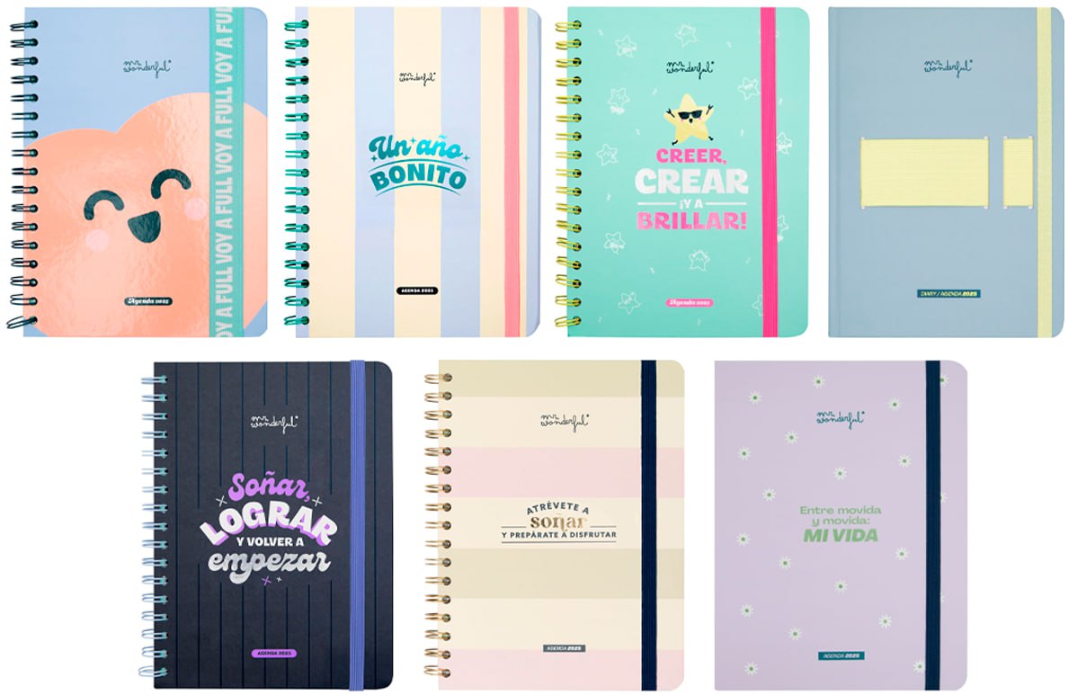 Agenda Wonder 2025 Semanal Mr. Wonderful » Michollo.com