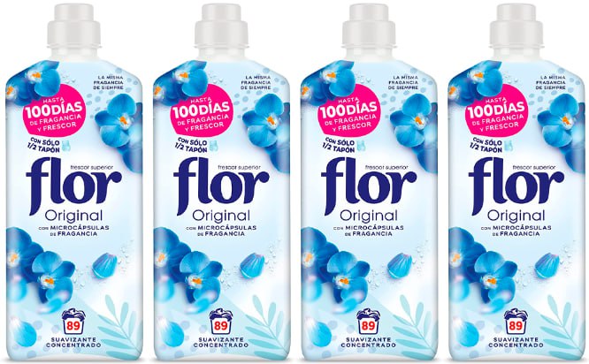 Pack de 4 Suavizantes Concentrados Flor Original » Michollo.com